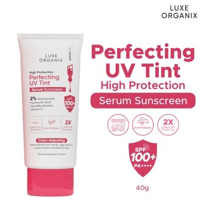 LUXE ORGANIX, LUXE ORGANIX Perfecting UV Tint Serum Sunscreen SPF 100+ PA ++++ 40g | Watsons ...